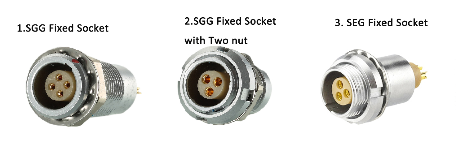 10 Pin Push Pull Plug and Socket Male Female Connector for Medical ...