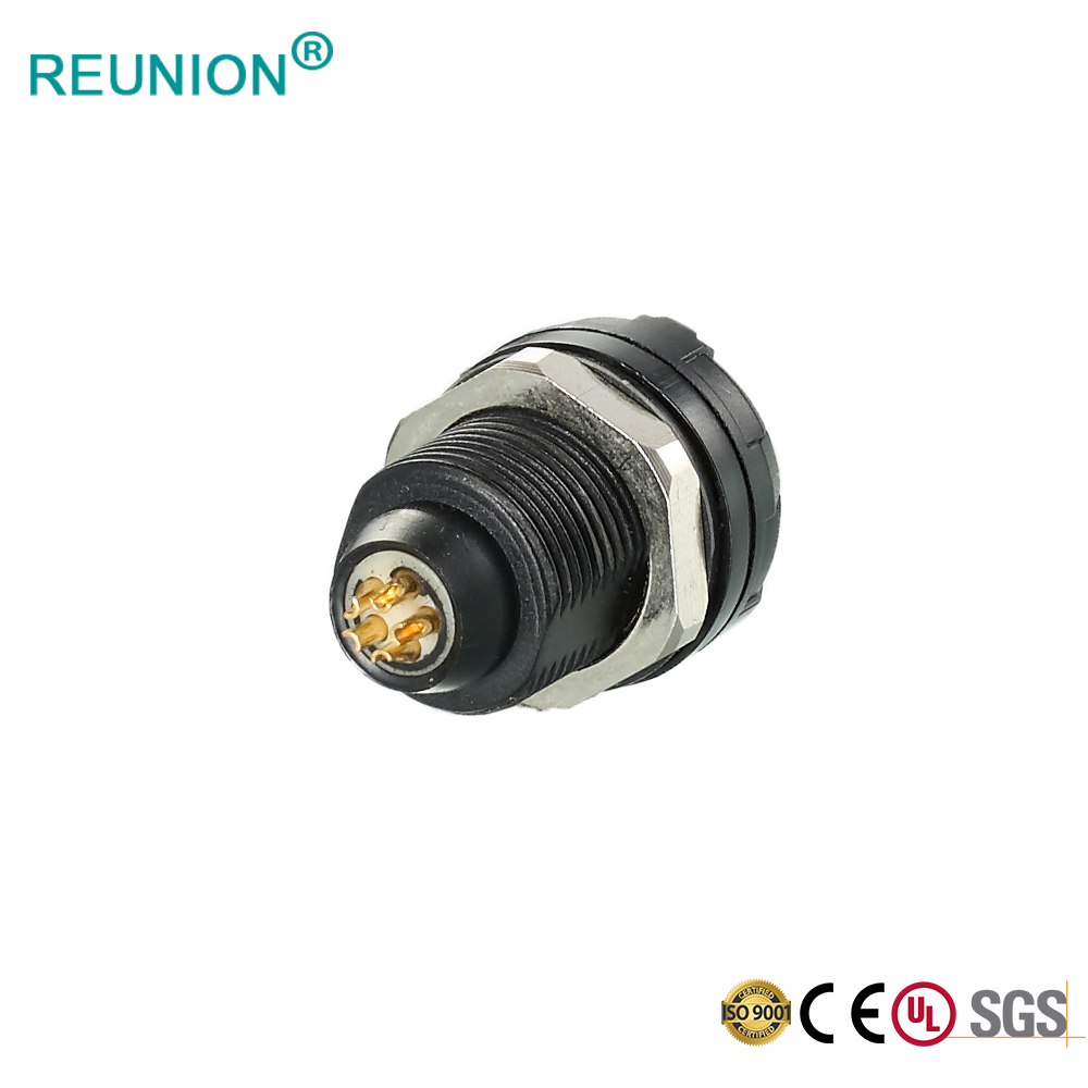 Female receptacle 14pins socket with cable assembly low frequency ...